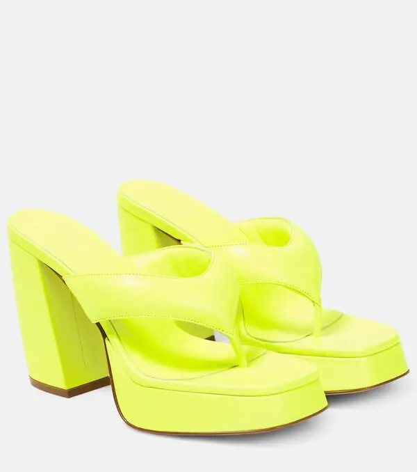GIA BORGHINI Gia 17 Sandals - Yellow