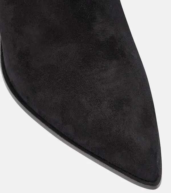 AQUAZZURA Boogie Suede Cowboy Boots