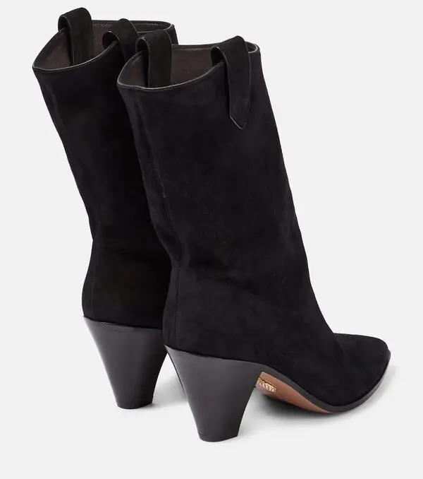AQUAZZURA Boogie Suede Cowboy Boots
