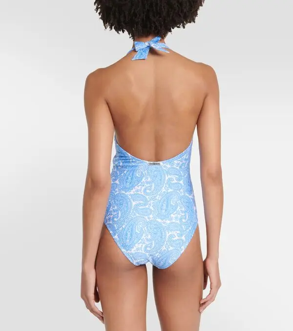 Heidi Klein Cap Mala Printed Swimsuit