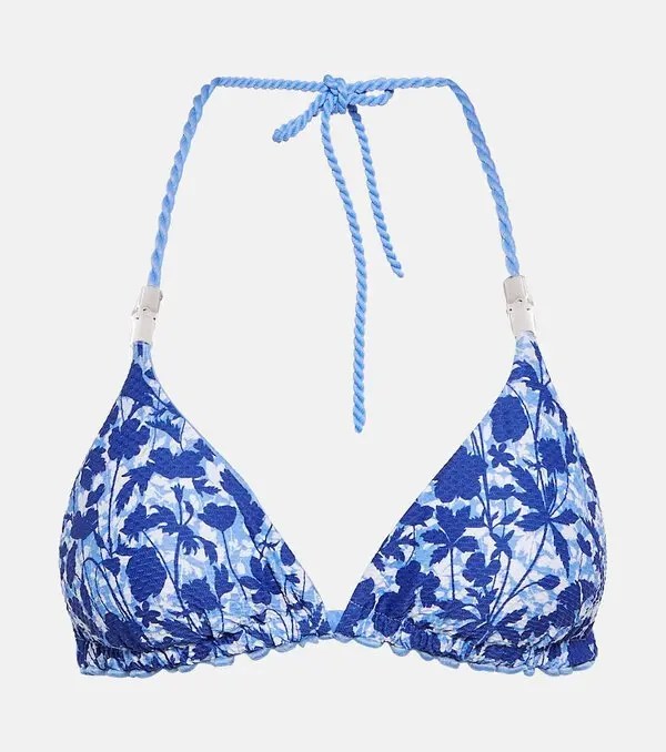 Heidi Klein Tuscany Reversible Bikini Top - Multicoloured