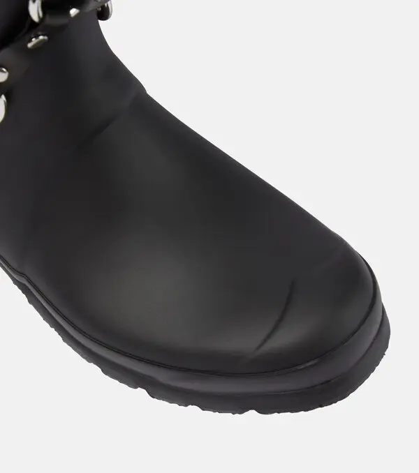 Noir Kei Ninomiya Hunter Harness-Detail Rain Boots In Black - 40