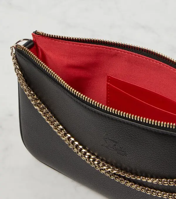 CHRISTIAN LOUBOUTIN Loubila Leather Clutch