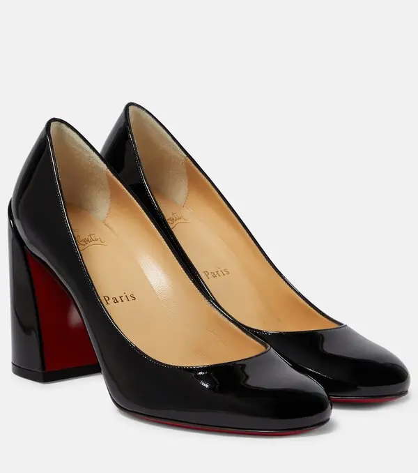 CHRISTIAN LOUBOUTIN Miss Sabina Leather Pumps - Black