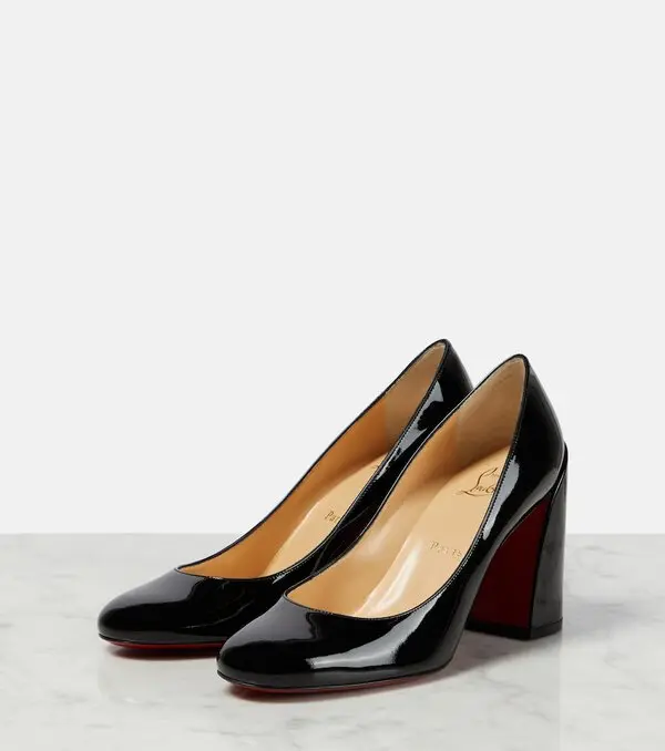 CHRISTIAN LOUBOUTIN Miss Sabina Patent Leather Pumps