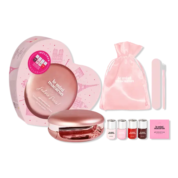 LE MINI MACARON J'adore Paris! Deluxe Gel Manicure Set - One-color