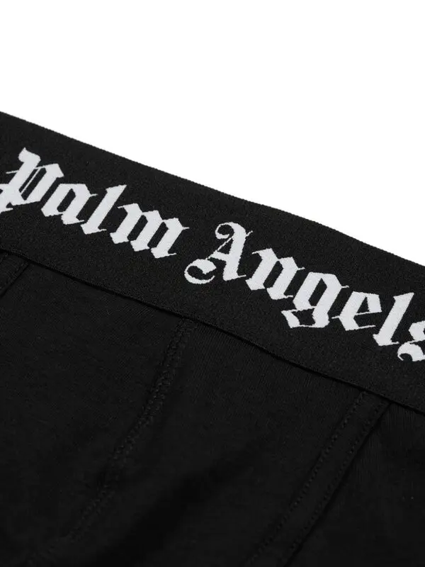 Palm Angels Pack-of-two Logo Waistband Briefs