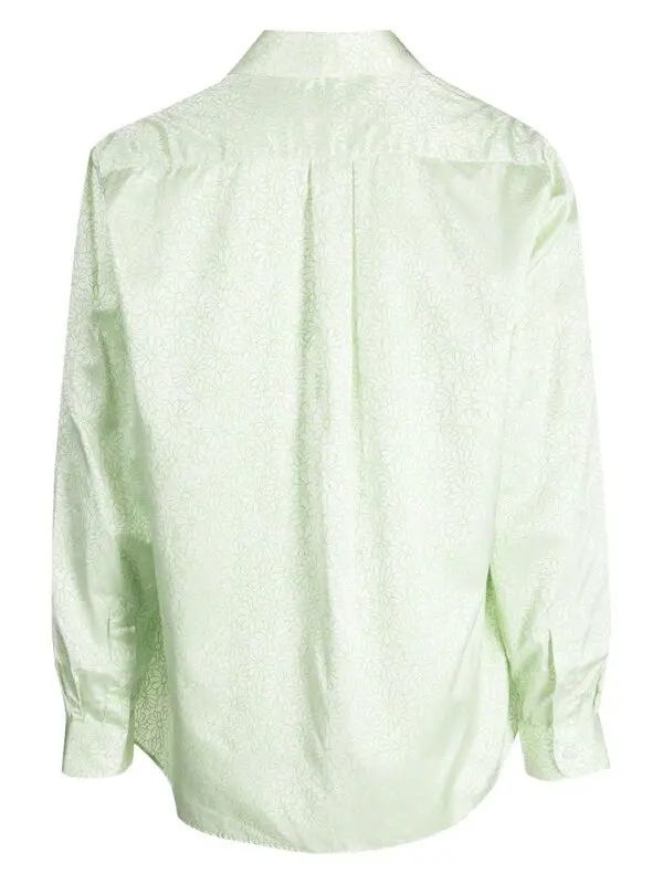 Martine Rose Wrap Floral Print Shirt