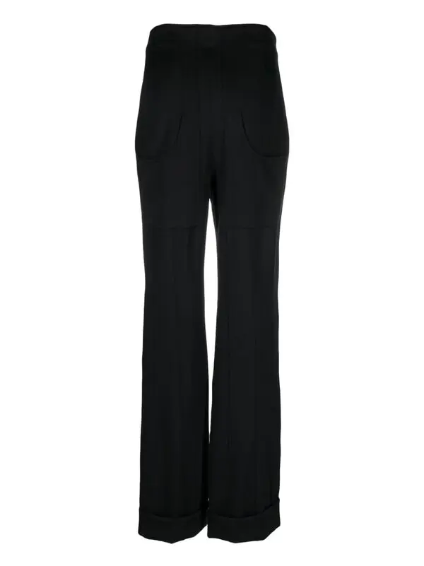 WEINSANTO Tie-fastening High-waisted Trousers