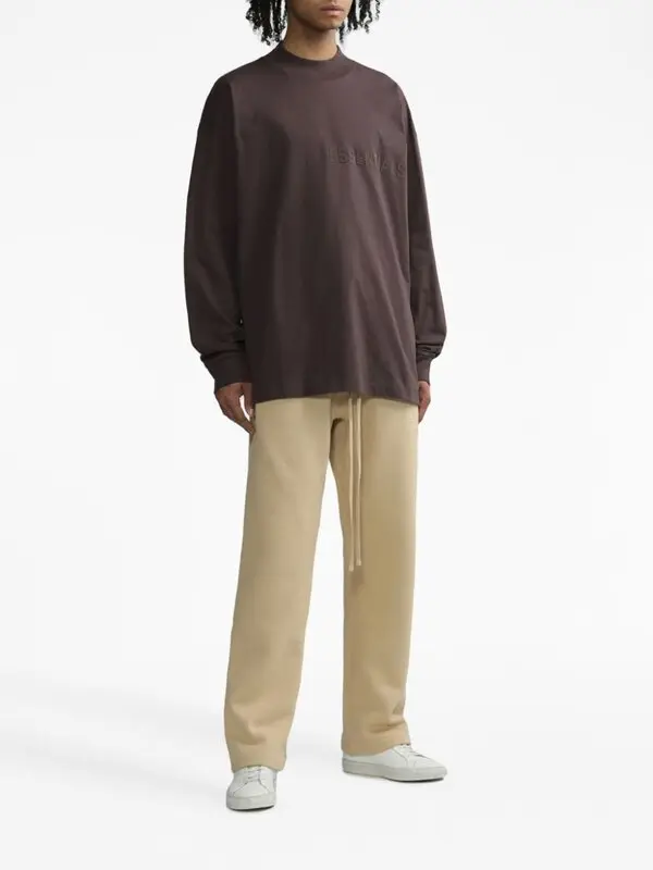 Fear Of God Logo-print Long-sleeve T-shirt - Purple