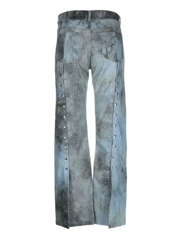 WEINSANTO Stud-embellished Bootcut Trousers