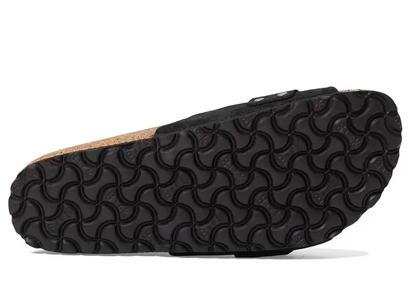 BIRKENSTOCK Oita Suede Slides - Black