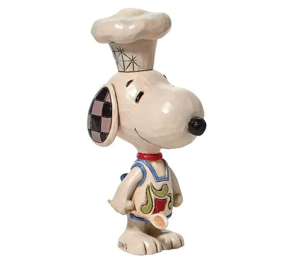 JIM SHORE Enesco Peanuts Jspea Snoopy Chefmini