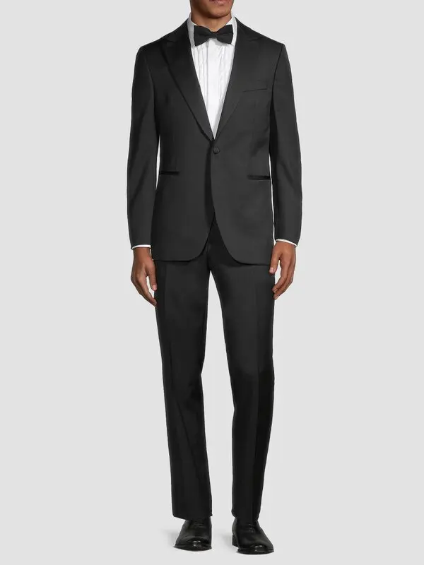 PAUL STUART Wool One-button Tuxedo