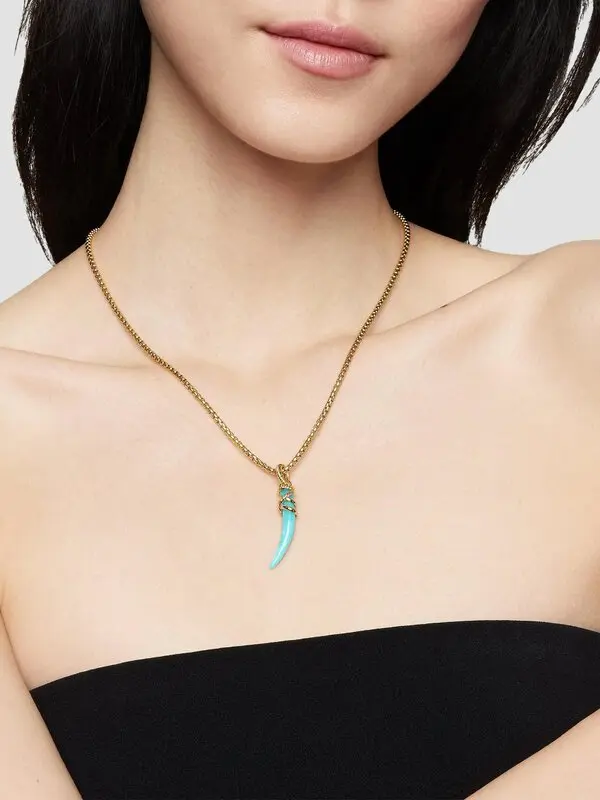 David Yurman Tusk Amulet - Amazonite