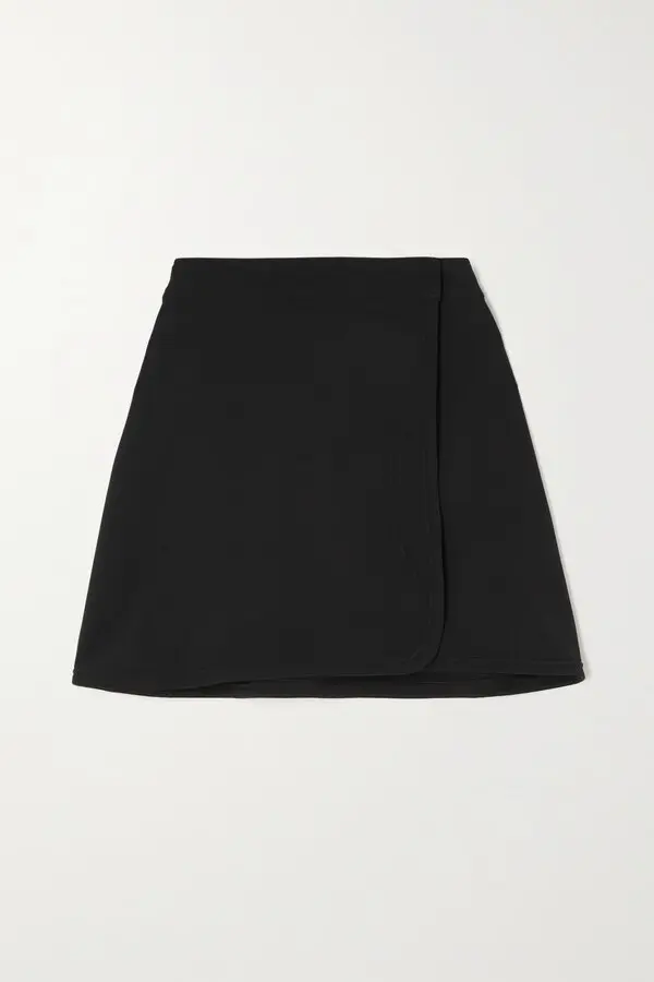 Emilio Pucci Crepe Mini Wrap Skirt
