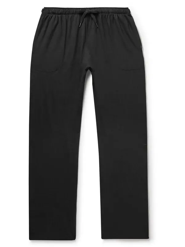 Derek Rose Basel Stretch-modal Pyjama Trousers - Black