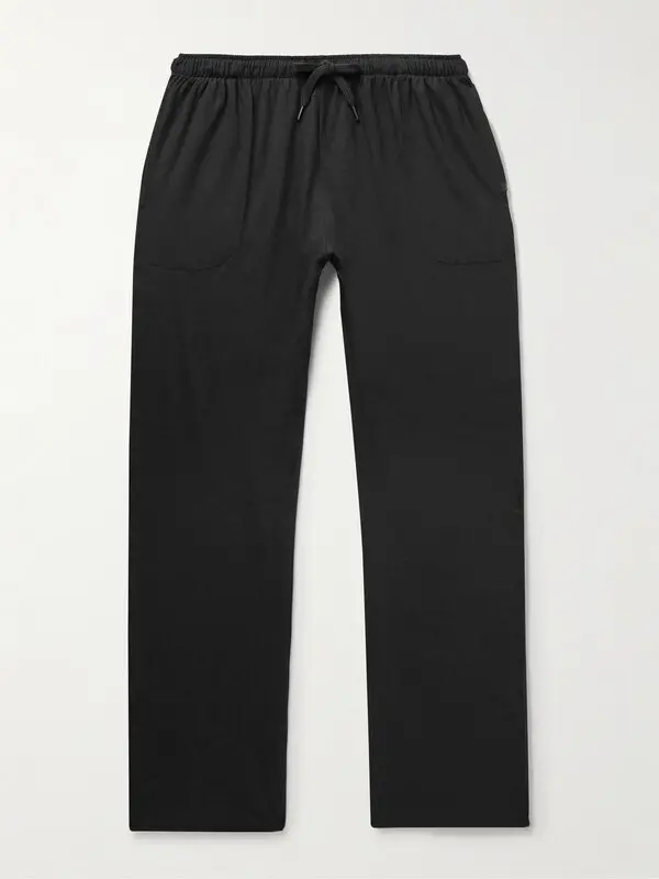 Derek Rose Basel Stretch-modal Pyjama Trousers - Black