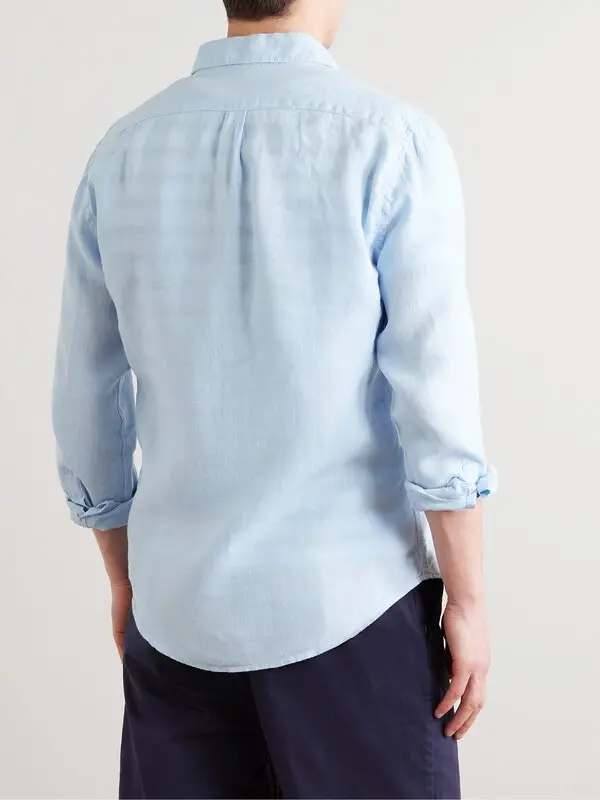 Portuguese Flannel Linen Shirt - Blue