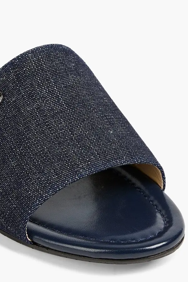 JIMMY CHOO Nanda Denim Slides