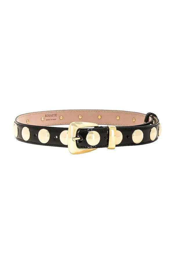 Khaite Studded Benny Belt - Black