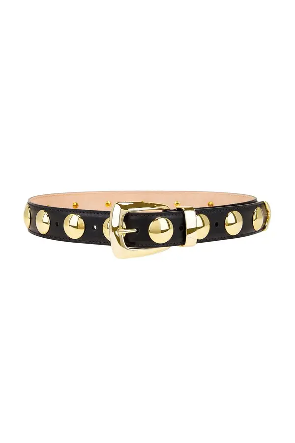 Khaite Studded Benny Belt - Black