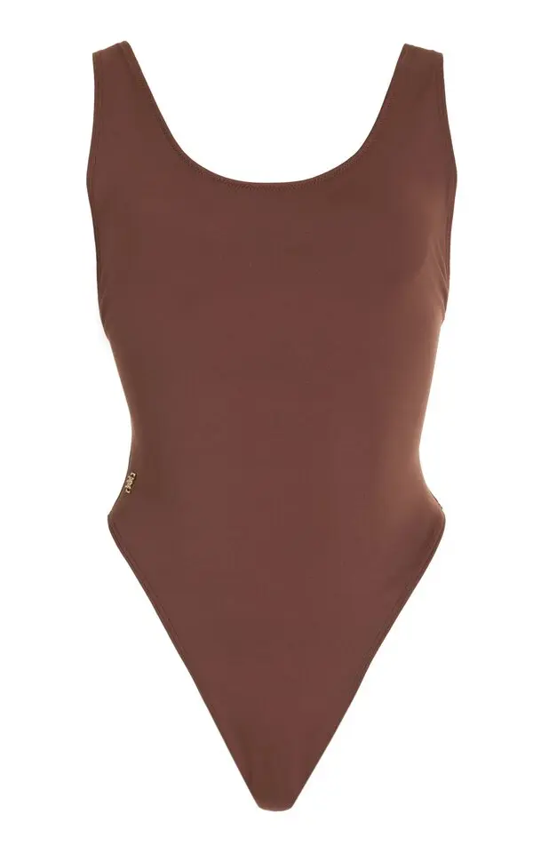 Eterne Bella Tank One-piece Swimsuit - Brown