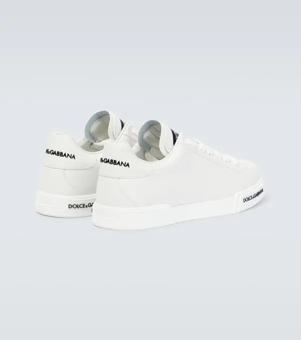 Dolce & Gabbana Logo Leather Sneakers