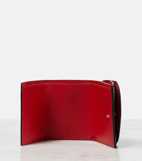 CHRISTIAN LOUBOUTIN Embellished Leather Wallet
