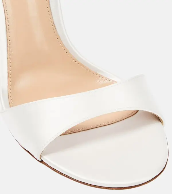 GIANVITO ROSSI Aura Satin Sandals