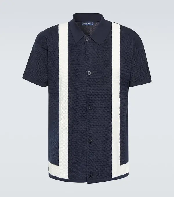 Frescobol Carioca Barretos Cotton Shirt - Blue