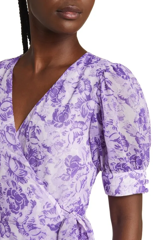 topshop purple floral dress Rare Topshop Unique Ottoline Purple Floral Silk Dress UK 6 34 4 ASO Alexa  Celeb