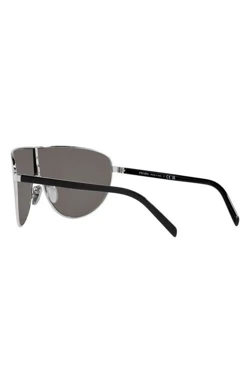 Prada 37mm Rectangular Sunglasses