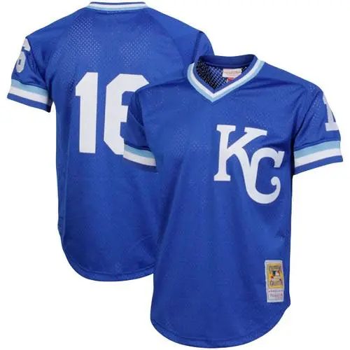 Mitchell & Ness Bo Jackson Kansas City Cooperstown Collection Mesh Batting Practice Jersey - Royal