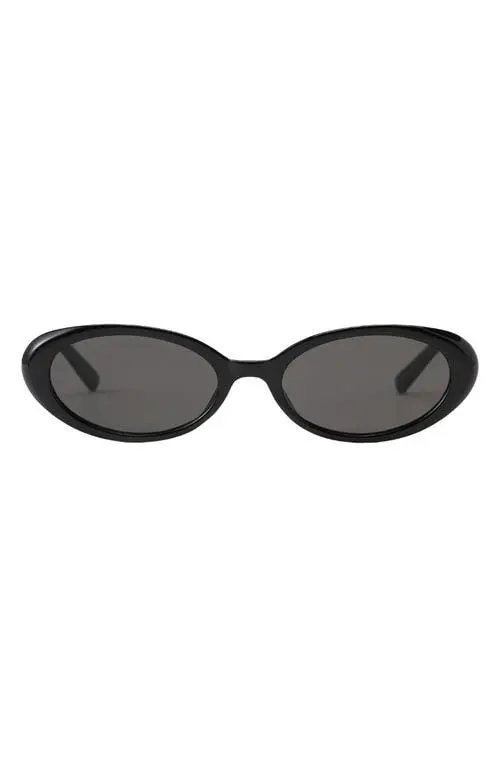 FIFTH & NINTH Taya Oval Sunglasses - Black/ Black