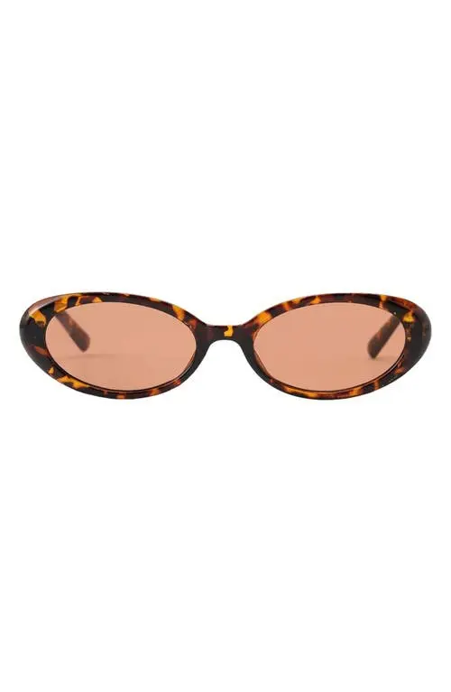 FIFTH & NINTH Taya Oval Sunglasses - Torte/brown