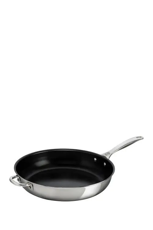 LE CREUSET 12.5-inch Nonstick Deep Fry Pan - Stainless Steel