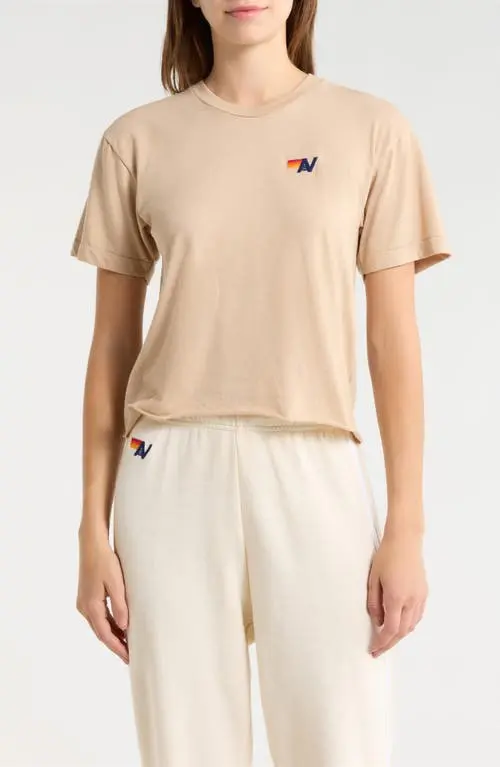 Aviator Nation Boyfriend T-shirt - Sand