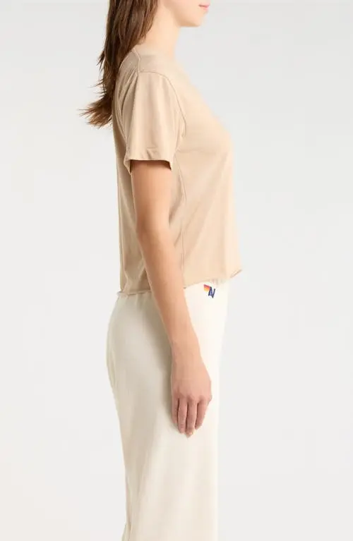 Aviator Nation Boyfriend T-shirt - Sand