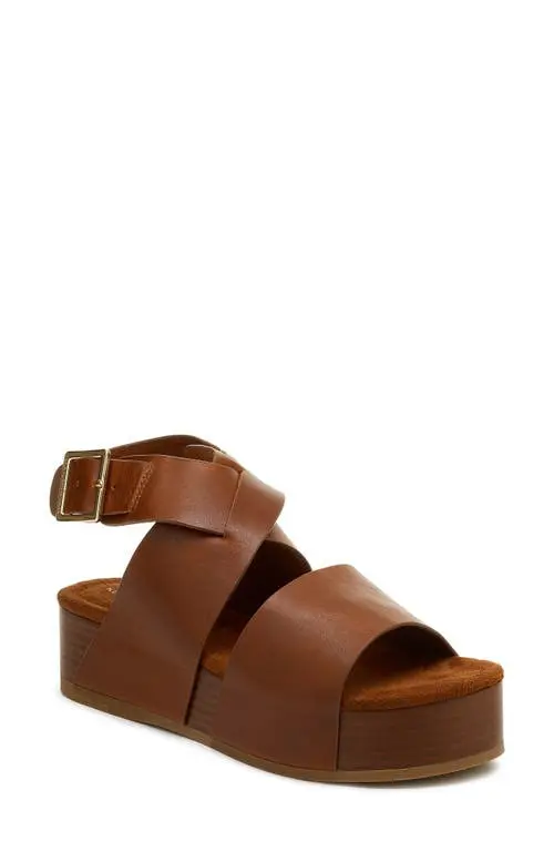 KELSI DAGGER BROOKLYN Dunes Platform Sandals - Peanut