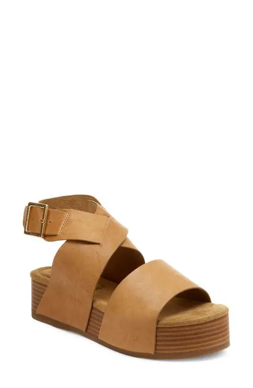 KELSI DAGGER BROOKLYN Dunes Platform Sandals - Tan