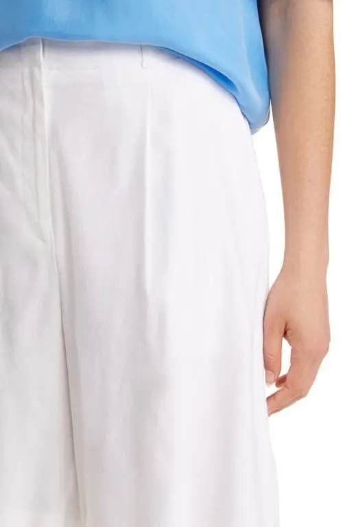 Nordstrom Wide Leg Linen Blend Shorts