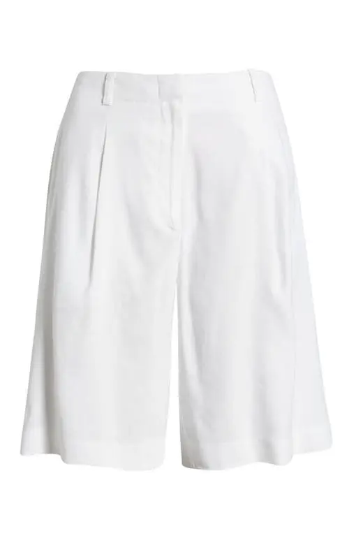 Nordstrom Wide Leg Linen Blend Shorts