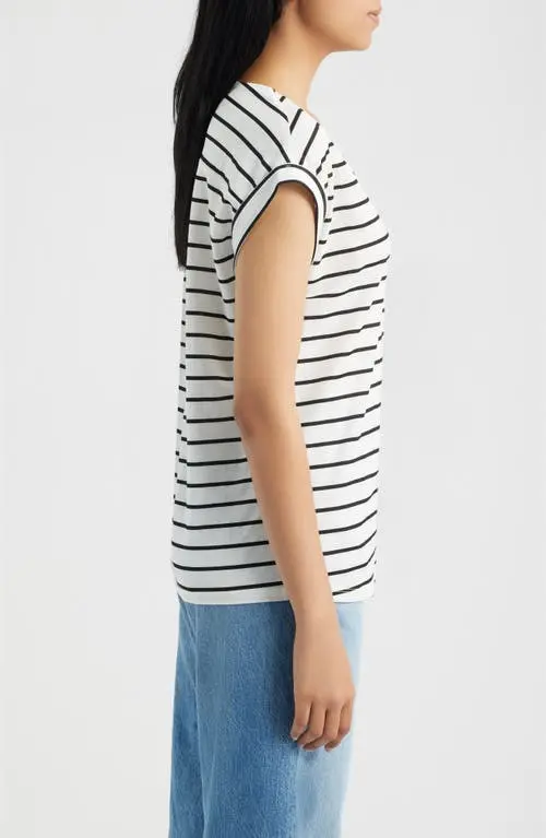 Bobeau Dolman Sleeve Piqué T-shirt