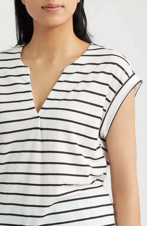 Bobeau Dolman Sleeve Piqué T-shirt