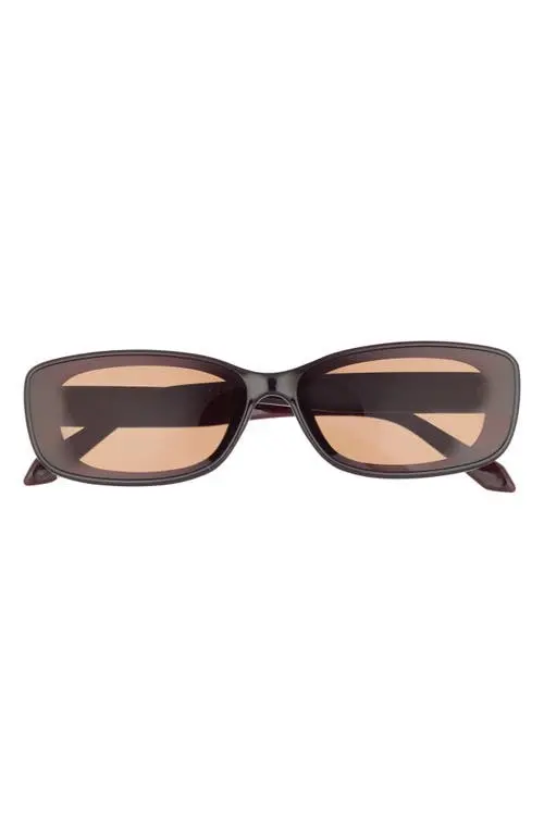 Quay Vibe Check 62mm Square Sunglasses - Chocolate/brown