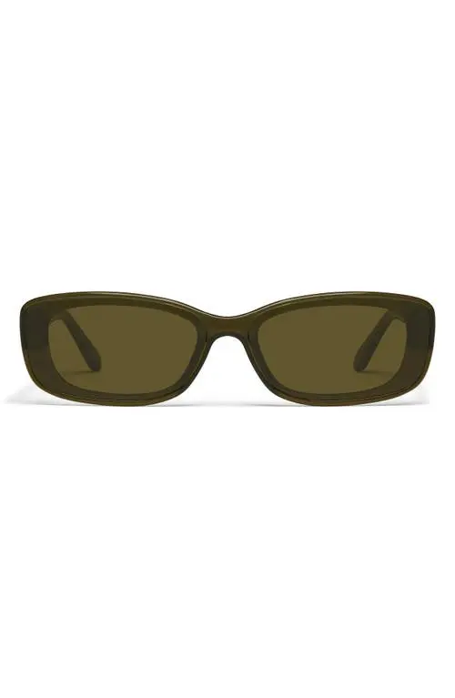 Quay Vibe Check 62mm Square Sunglasses - Olive