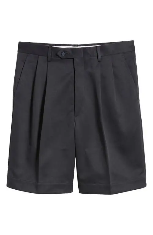 Berle Microfiber Pleated Shorts
