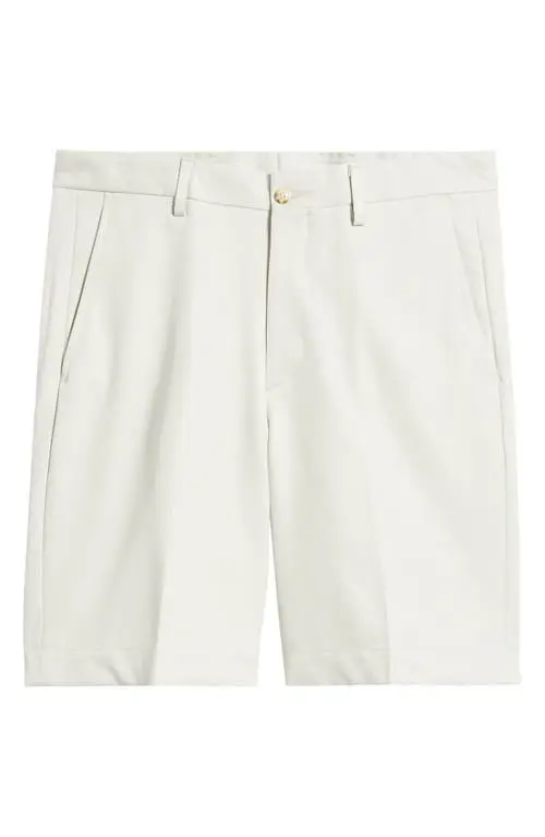 Berle Flat Front Shorts - Stone