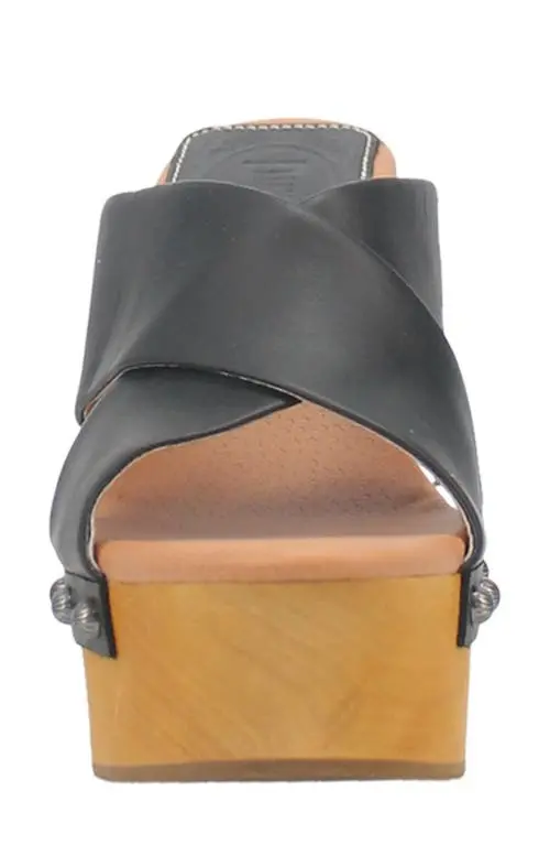 DINGO Driftwood Platform Wedge Sandal